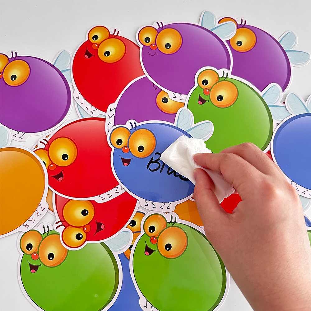 Fly Swatter Game Sight Word Swat Flash Cards for Kids DIY Double Sides ...