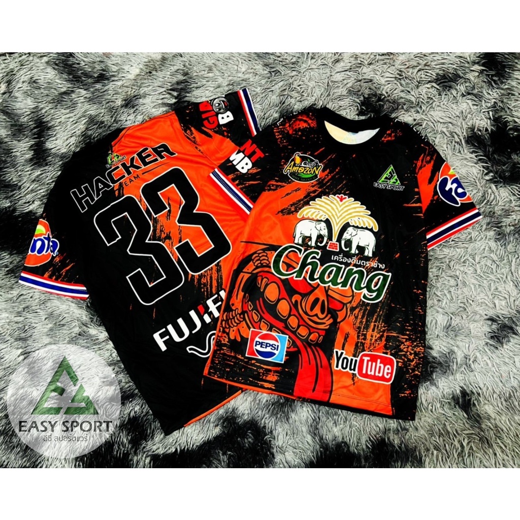 Ready Stock!! Thailand Chang Jersey Elephant Shirt unisex | Shopee Malaysia
