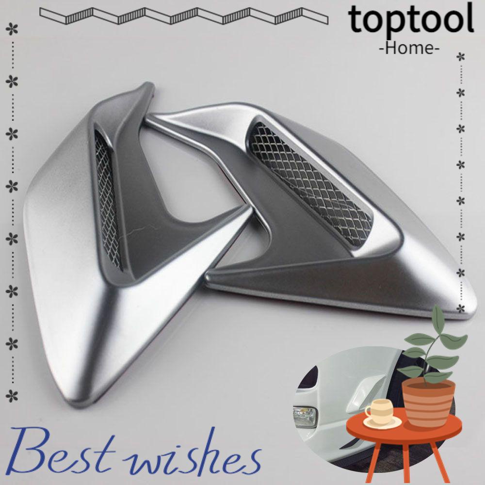 TOPTOOL 1 pair Car Stickers Decoration Air Flow Intake Shark Gill Air ...