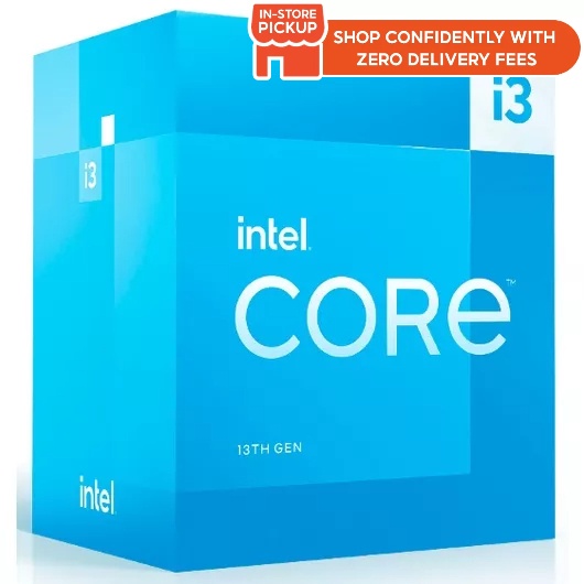 # Intel Core [ i3-13100F / i3-13100 ] - 4 Core 8 Threads Desktop CPU/Processor # LGA 1700 ...