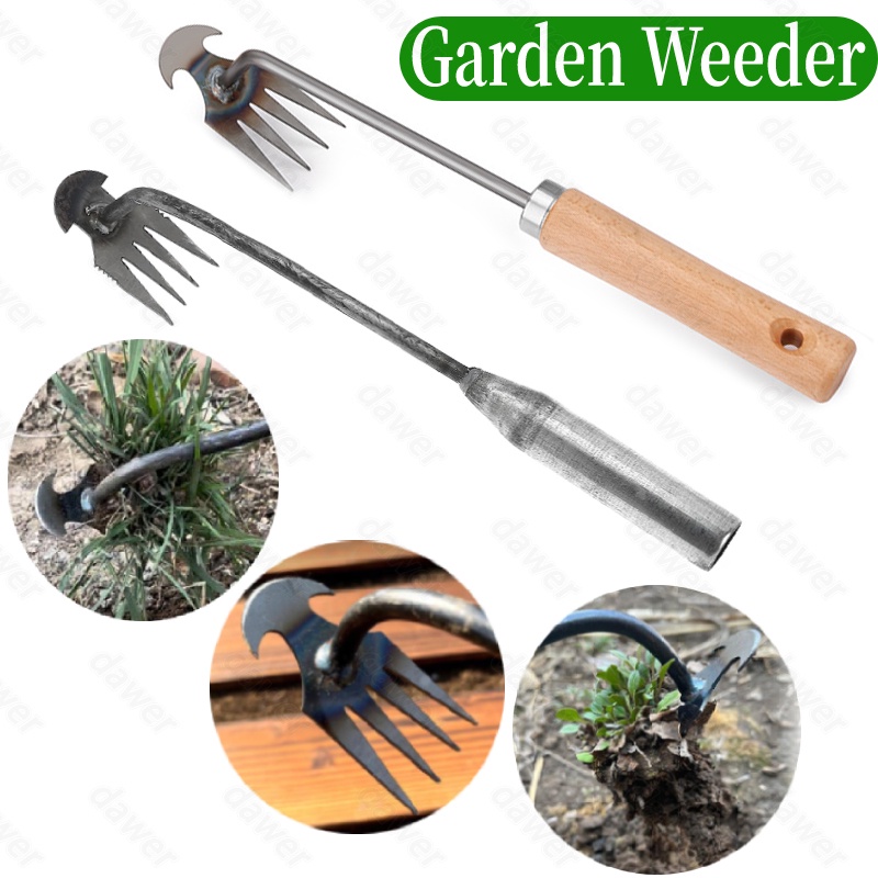 Weeding Tool Grass Rooting Loose Soil Rake Manganese Steel Hand Weeder ...