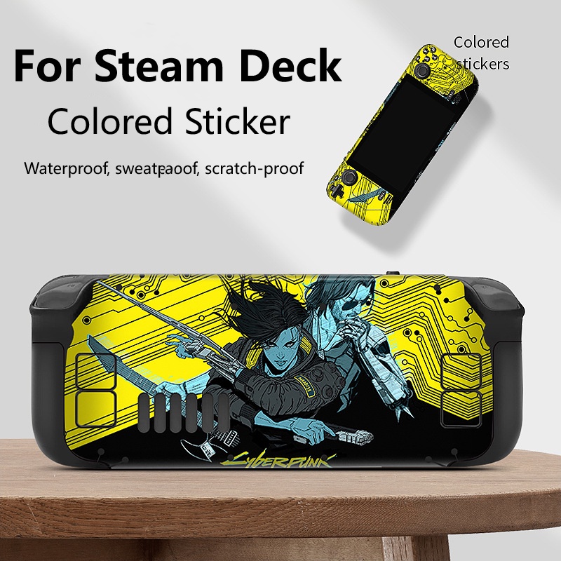 For Steam Deck Game Console Cartoon Sticker Steam Handheld Game Console ...