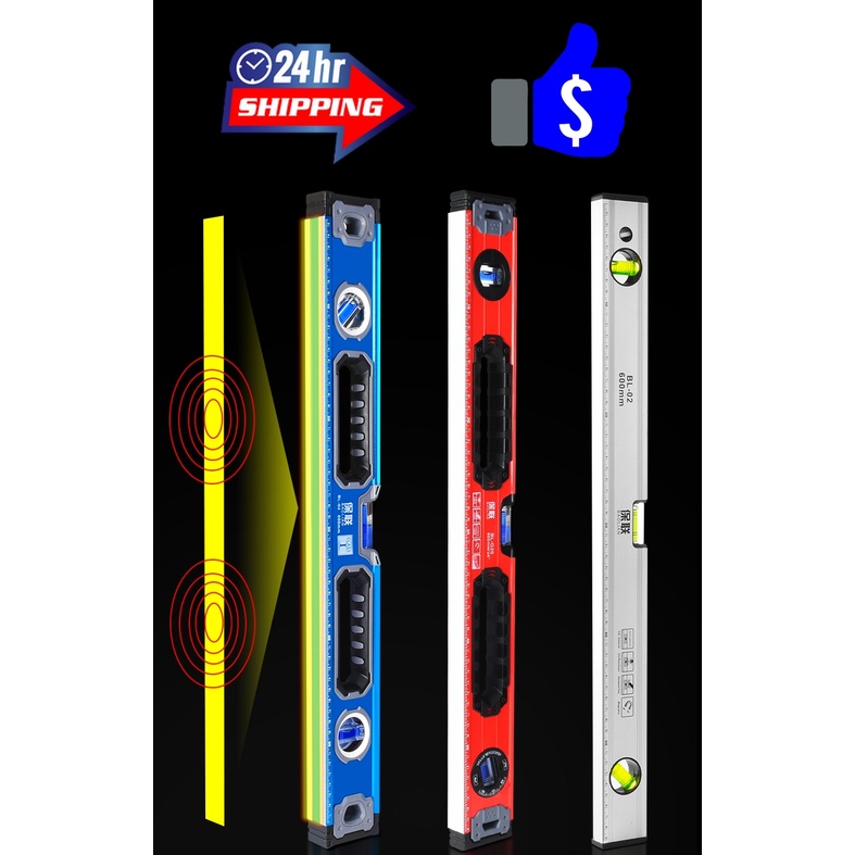 Penimbang Air Mini Magnetic Torpedo Spirit Level Magnetic Ruler Water ...