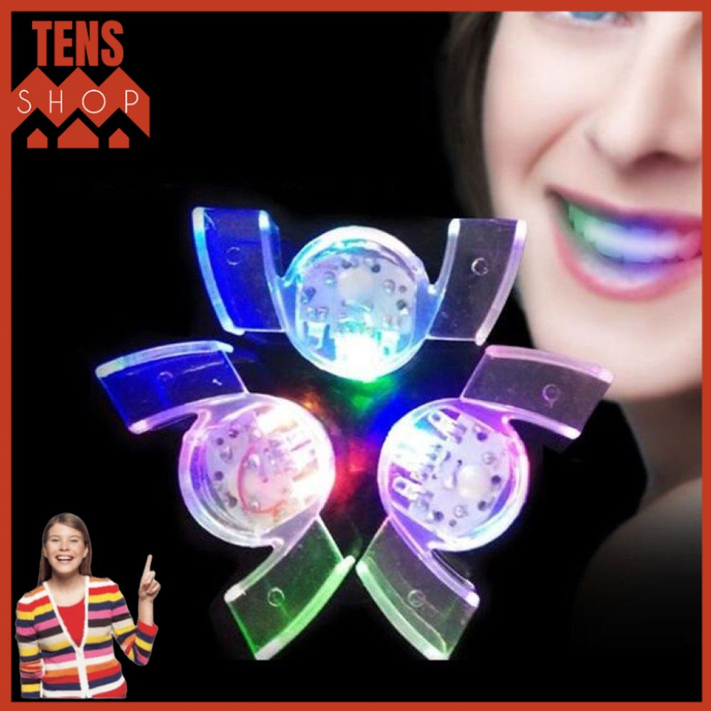 Halloween Trick Toy Party Props Xqwj 1pc Hilarious Led Flashing Teeth ...