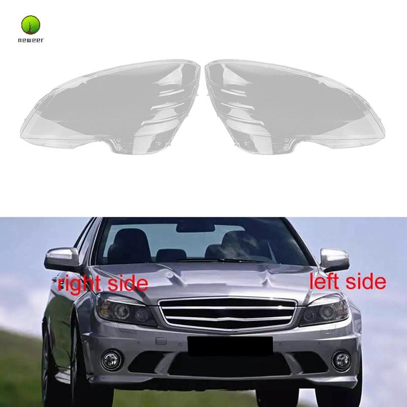 for Benz W204 C180 C200 2008-2010 Headlight Shell Lamp Shade ...
