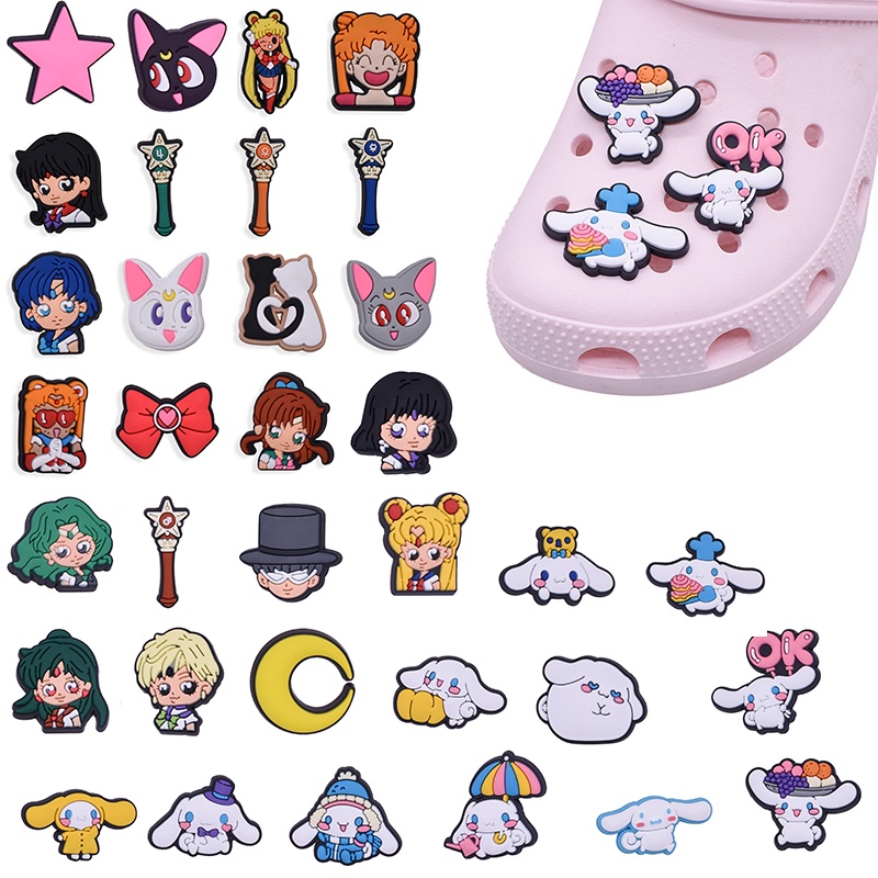 Spot Croc Jibbit Cartoon Cute Sailor Moon, Magic Wand DIY Pattern ...