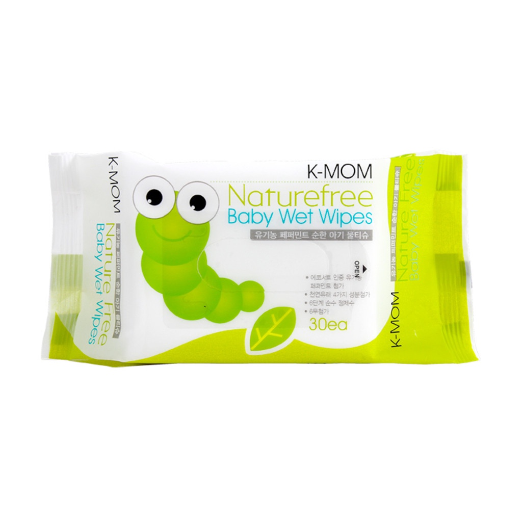 [Hayllo] K-MOM Naturefree Wet Wipes - Basic (30pcs) | Shopee Malaysia