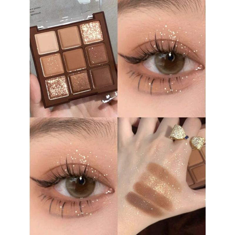 New 9Color Matte Girls Macaron Eyeshadow Pure Sexy Daily Makeup Palette Cosplay Cosmetic Tools ...