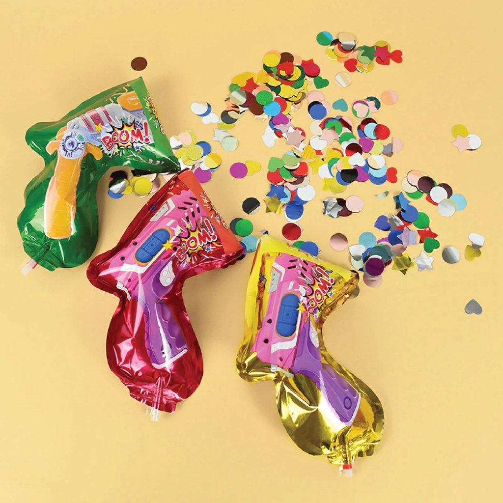 Inflatable Balloon Fireworks Gun Party Toy Confetti Firework Foil ...