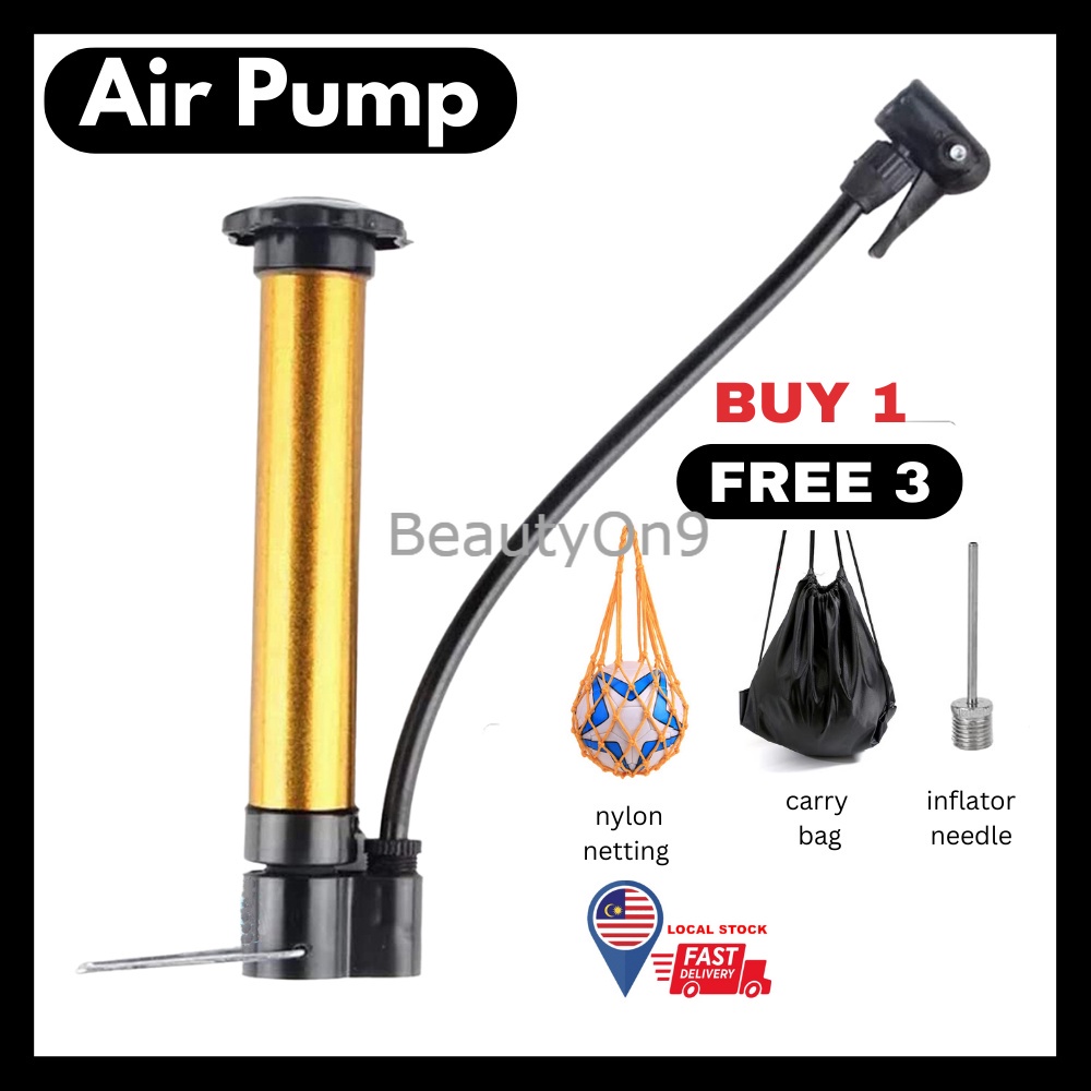 READY STOCK Pam Angin Tayar Basikal Bola Pam Ball Air Pump Portable ...