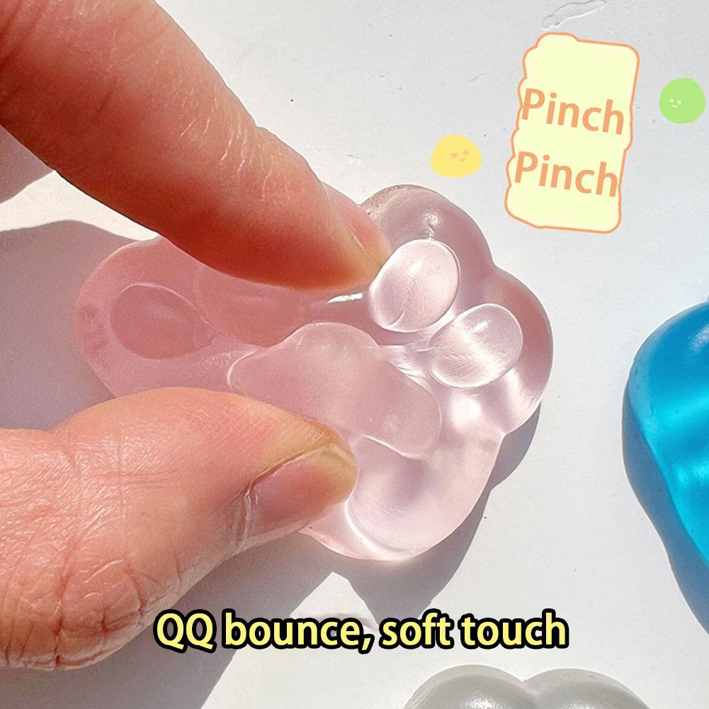 NEW Fidget Toy Mini Squishy Toys Mochi Ice Block Stress Squeeze Relief ...