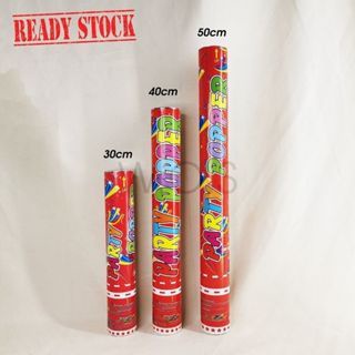 [Ready Stock][Wholesale] [100pcs] (30/40/50)cm Twist Style Party Popper ...
