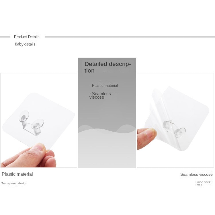 Wenbo Wall Storage Hook/USB Cable Power Plug Socket Holder/Home Office ...