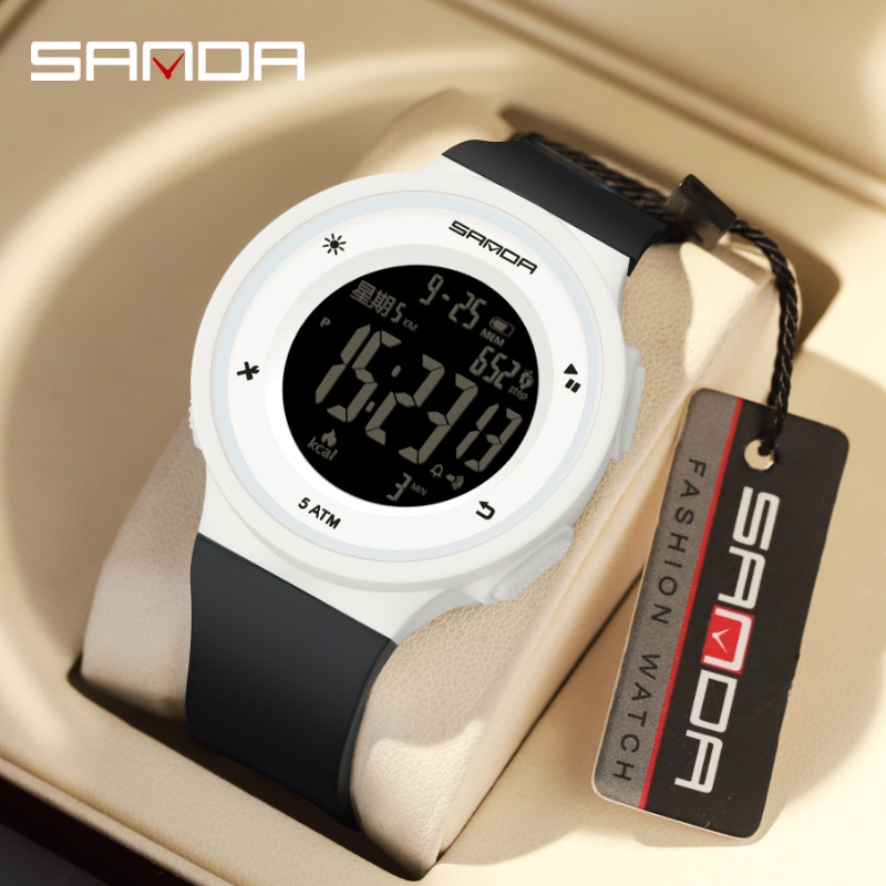 SANDA Calorie Steps Record Fashion Simple Luxury Drop resistant ...