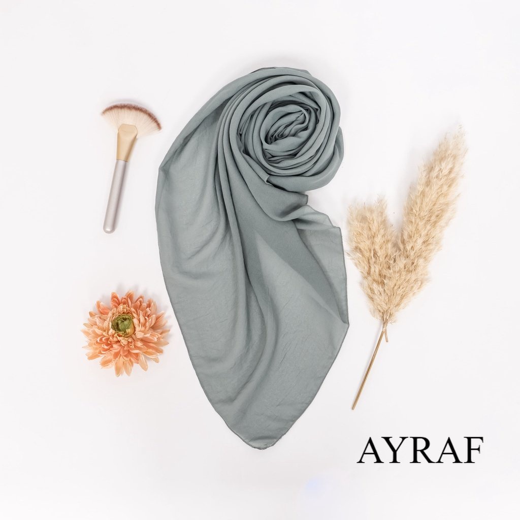 Bella square rectangular hijab size 115x115 full color/bella square ...