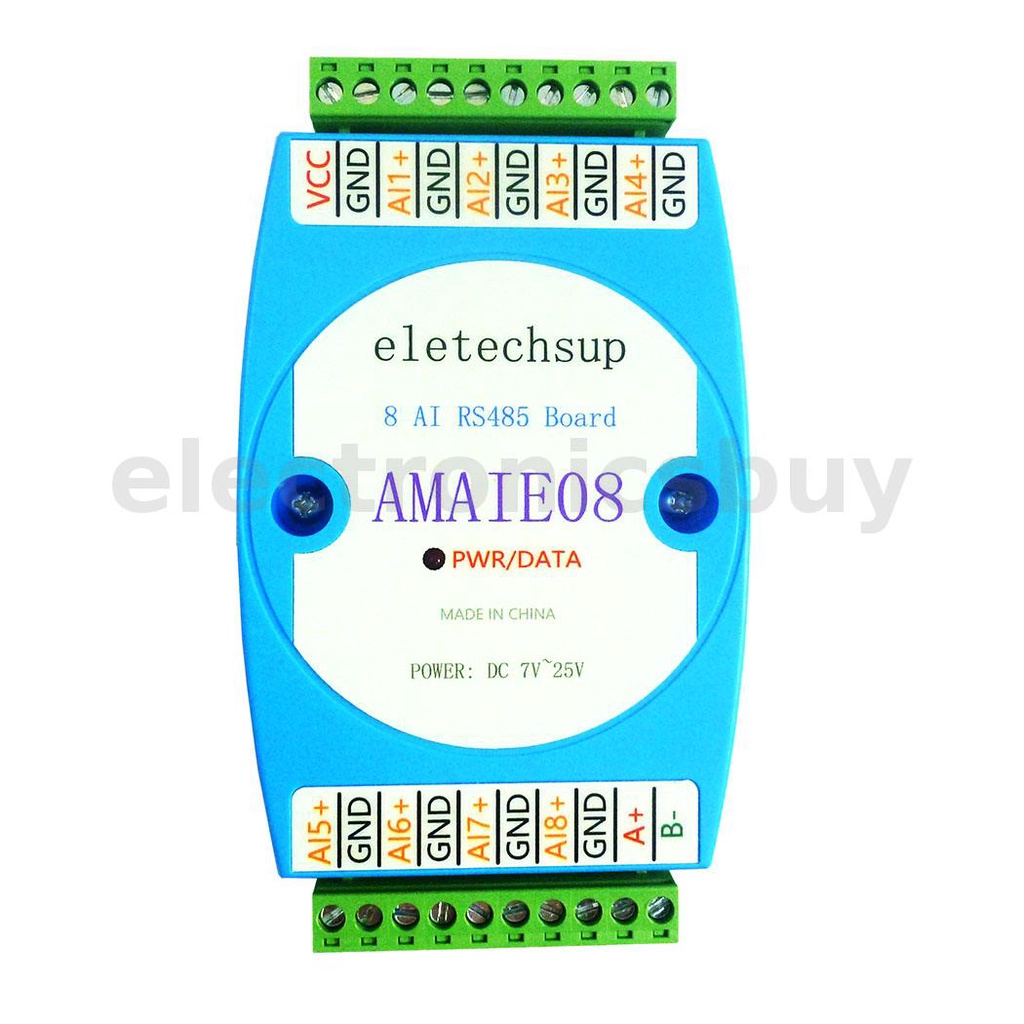 8ch 4-20MA/0-10V Current Voltage ADC Collector Read Capture Module ...