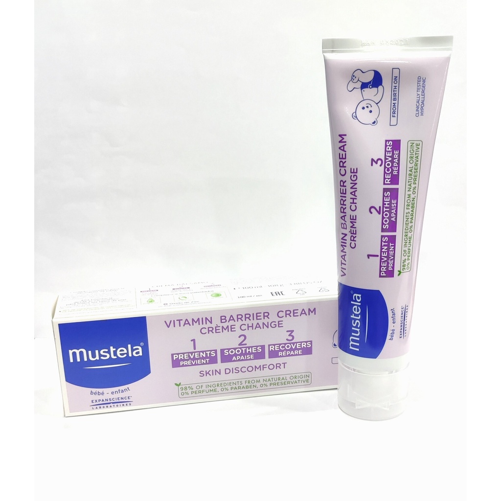 MUSTELA Vitamin Barrier Cream 123 100ml | Shopee Malaysia
