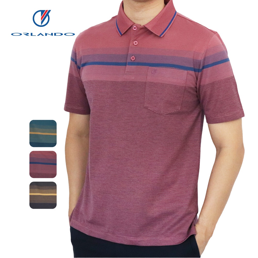 ORLANDO Men Polo Tee Shirt - RL63301B231 | Shopee Malaysia