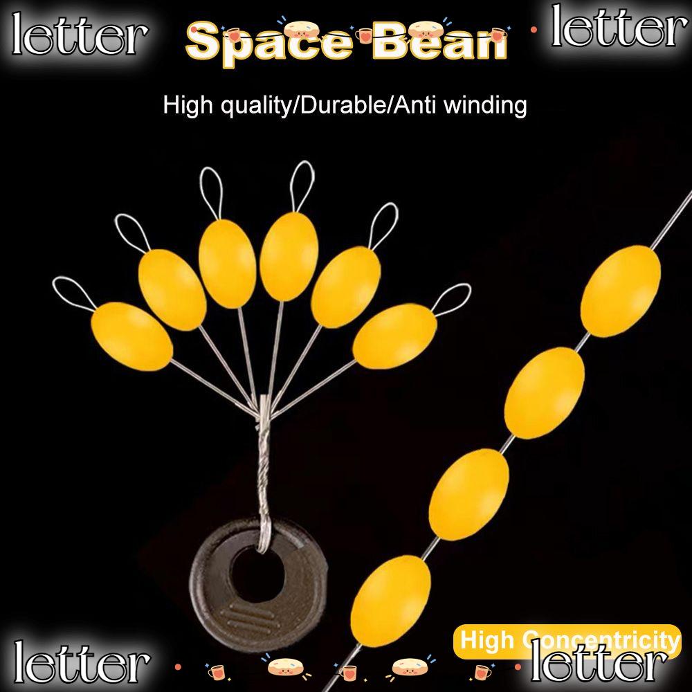 LETTER 60pcs(10 Groups) Durable Fishing Accessories Vislijn 6-20 Carp Black Rubber Float ...
