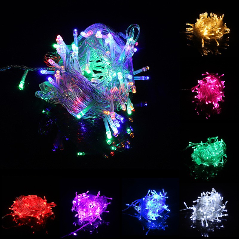 10M 100 LED Starry Fairy Deco Light Wedding Raya X’mas Party Events ...