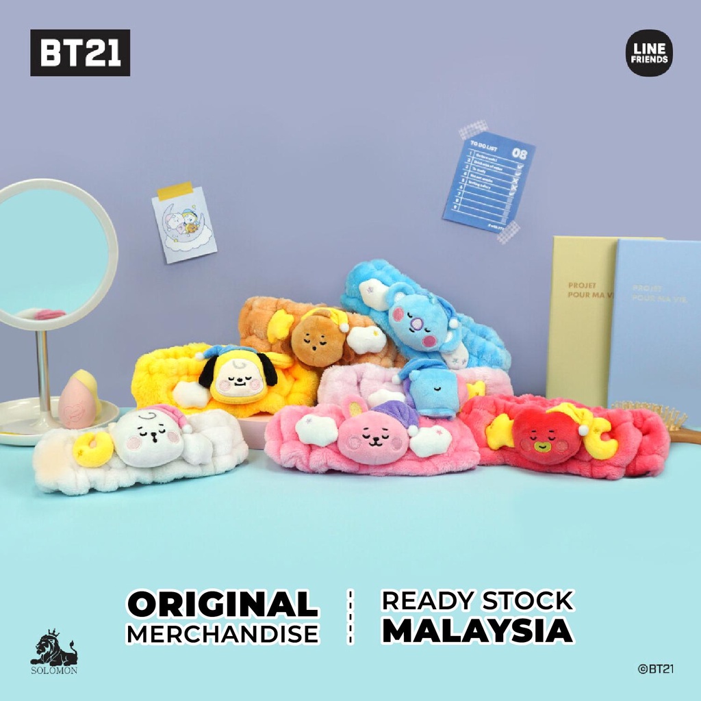 [OFFICIAL] BT21 Dream Plush Hair Band BTS BT21 TinyTAN BangTan Kpop ...