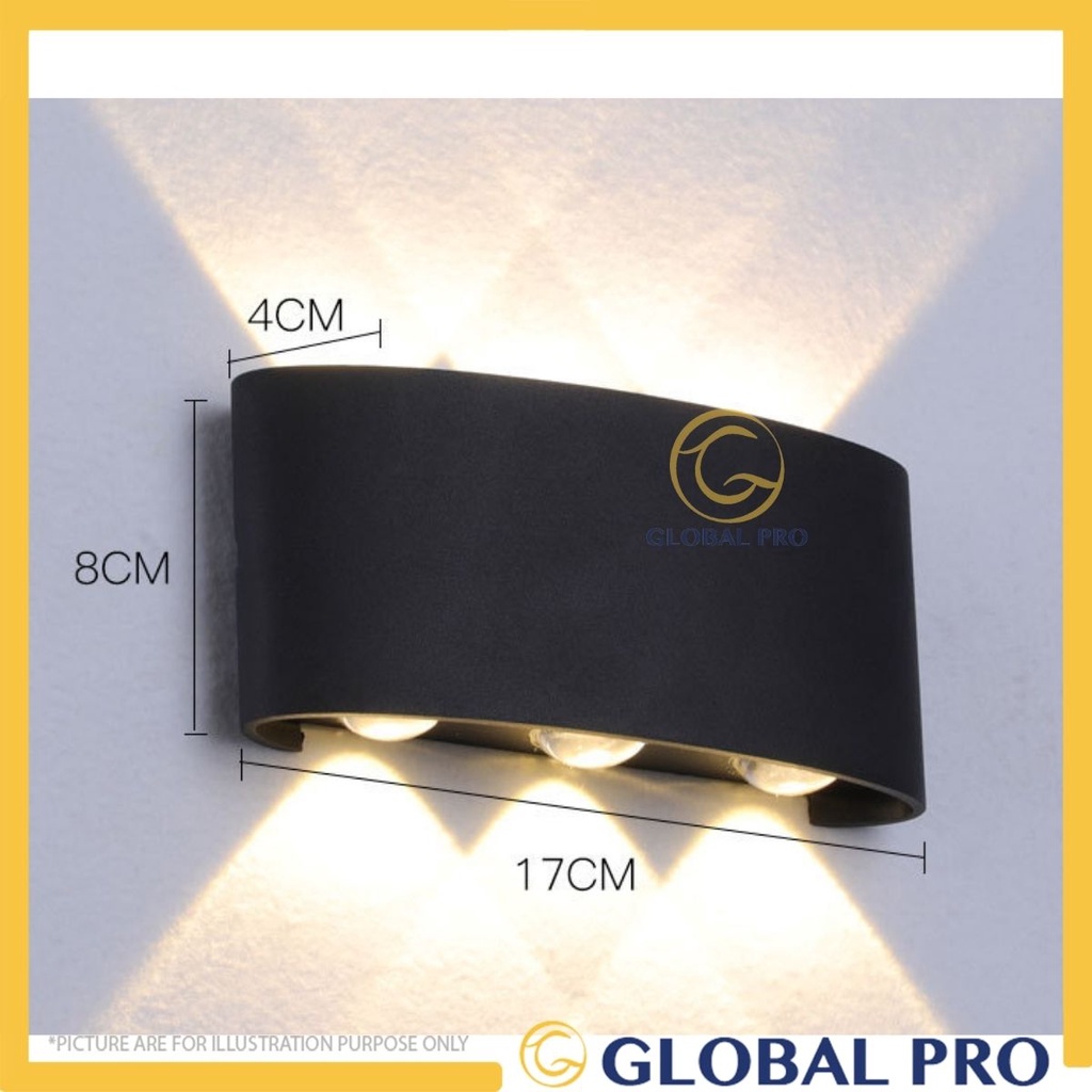 IP65 LED Light Up Down Waterproof Light Wall Light Living Room Wall ...