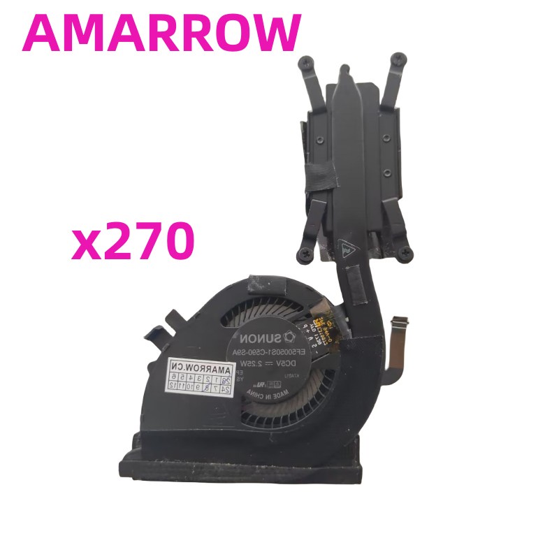 Laptop Fan Cooling Fan Heatsink for Lenovo Thinkpad X240 X250 X260 X270 ...