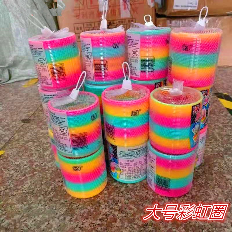 Big Size Spring Rainbow Magic Slinky Coil Classic Retro Toys / Mainan ...