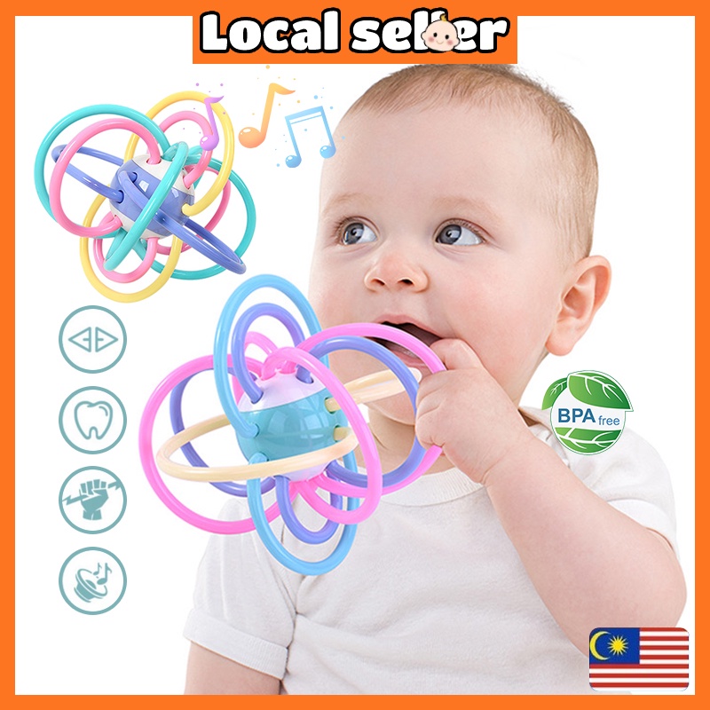 Aikoky Baby Hand Ball Soft Teethes Sensory Ball Manhattan Early ...