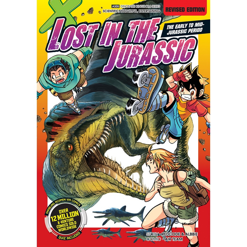 X-VENTURE Dinosaur Kingdom 05: Lost In The Jurassic (Revised Edition) | Shopee Malaysia