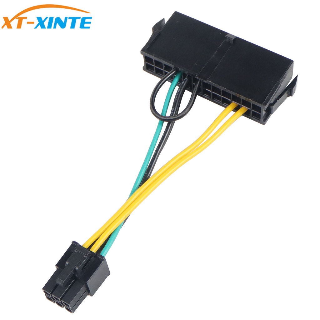 XT-XINTE ATX 24Pin to 6Pin Power Supply Cable 24p to 6p 18AWG Wire for ...