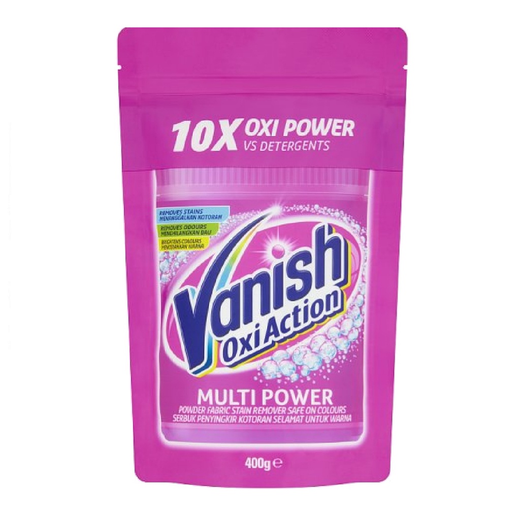 Vanish Stain Remover Powder Refill Pink 400g Shopee Malaysia