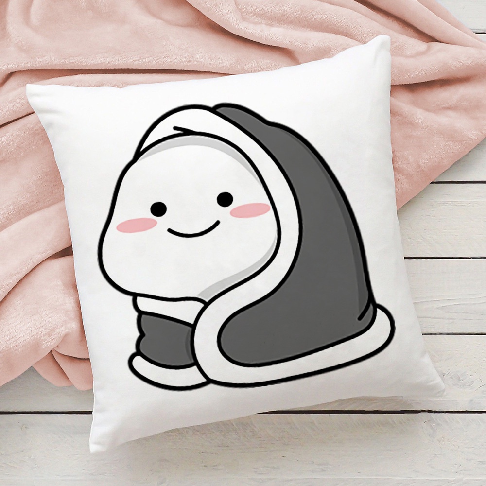 Quby Pillow Case Decorative Sofa Bed Cushion Case Hot LOGO Emoticons ...