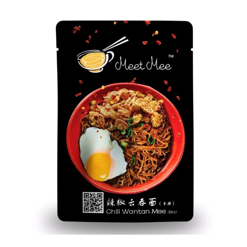 Meet Mee - Chili Wantan Mee (Dry) 辣椒云吞面 (干捞） | Shopee Malaysia
