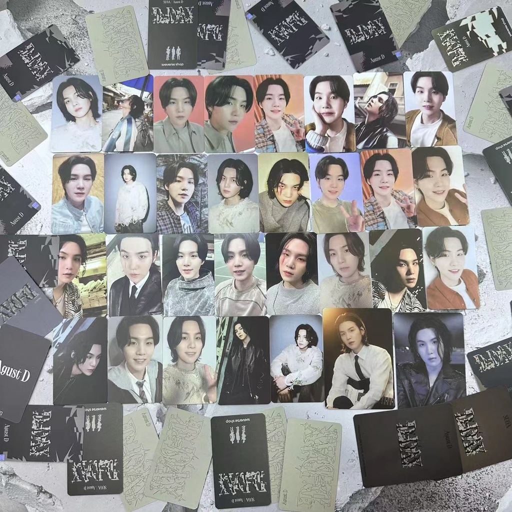 Kpop Bangtan Boys SUGA Agust D Solo Album D-DAY Photocard Fan ...
