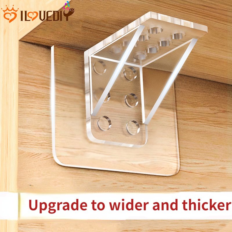 Clapboard Sticker Wardrobe Shelf Brackets Free Layered Partitions ...