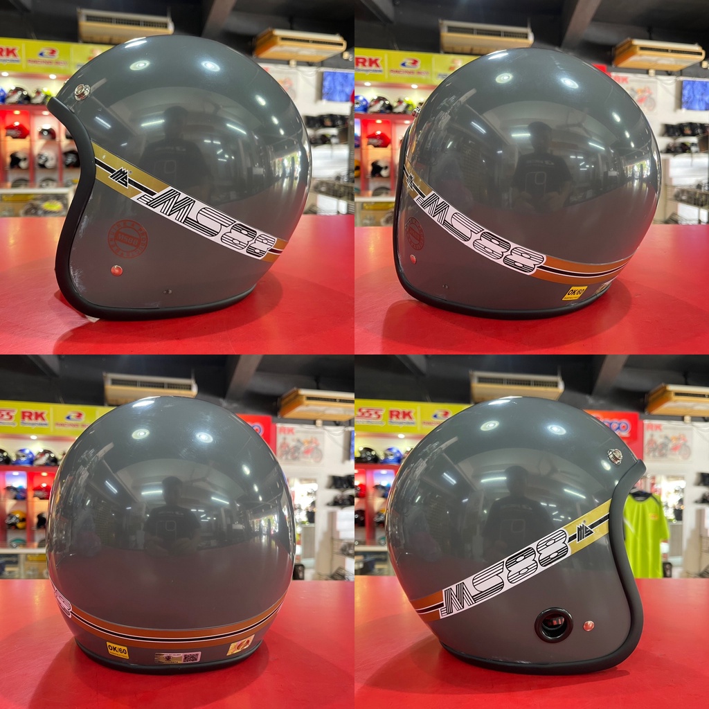 MS88 HELMET SIZE L 57CM HELMET MURAH MS88 100% ORIGINAL MS88 MS 88 MS ...