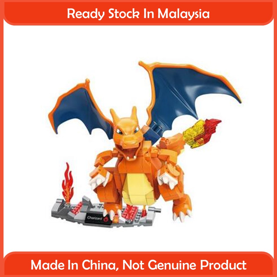 Keeppley Pokemon Big Charizard Building Block Series Lego Collection ...