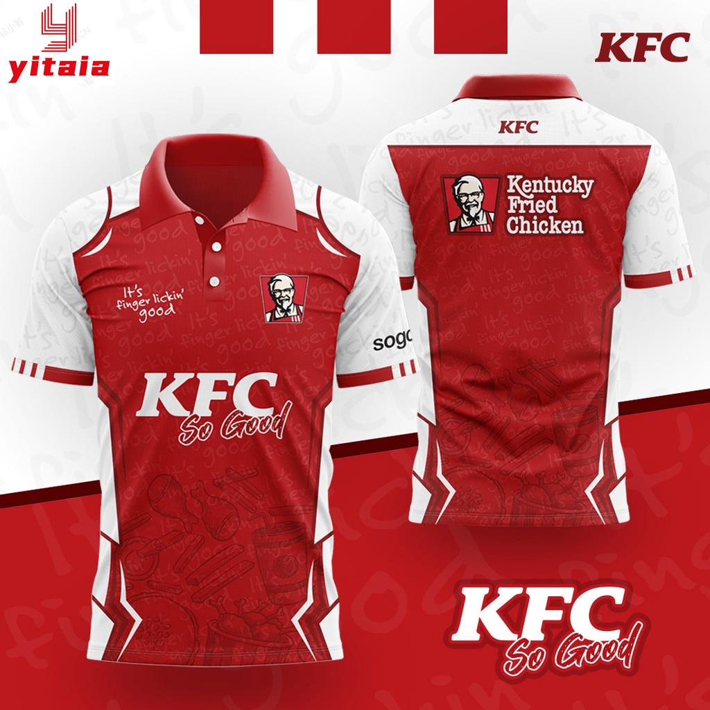 DESIGN BAJU KFC Sublimation Tshirt | Baju Jersey Sublimation ...