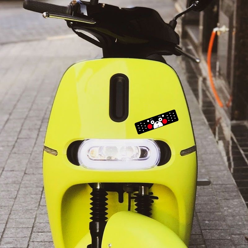 Cute Kawaii Cartoon Kumamon Bear Reflective Car Stickers Decor Car Body ...