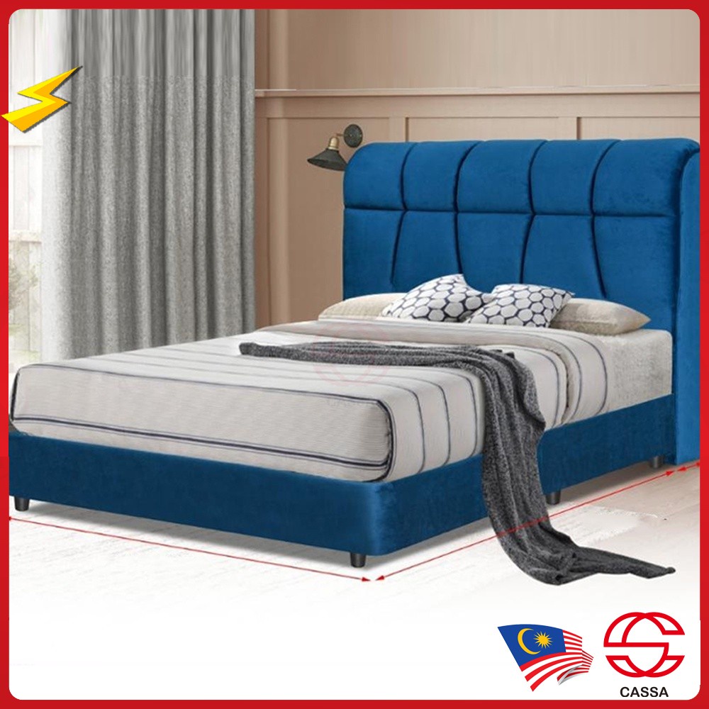 Cassa High Back Bed Frame D816 - Queen/King Size | Shopee Malaysia