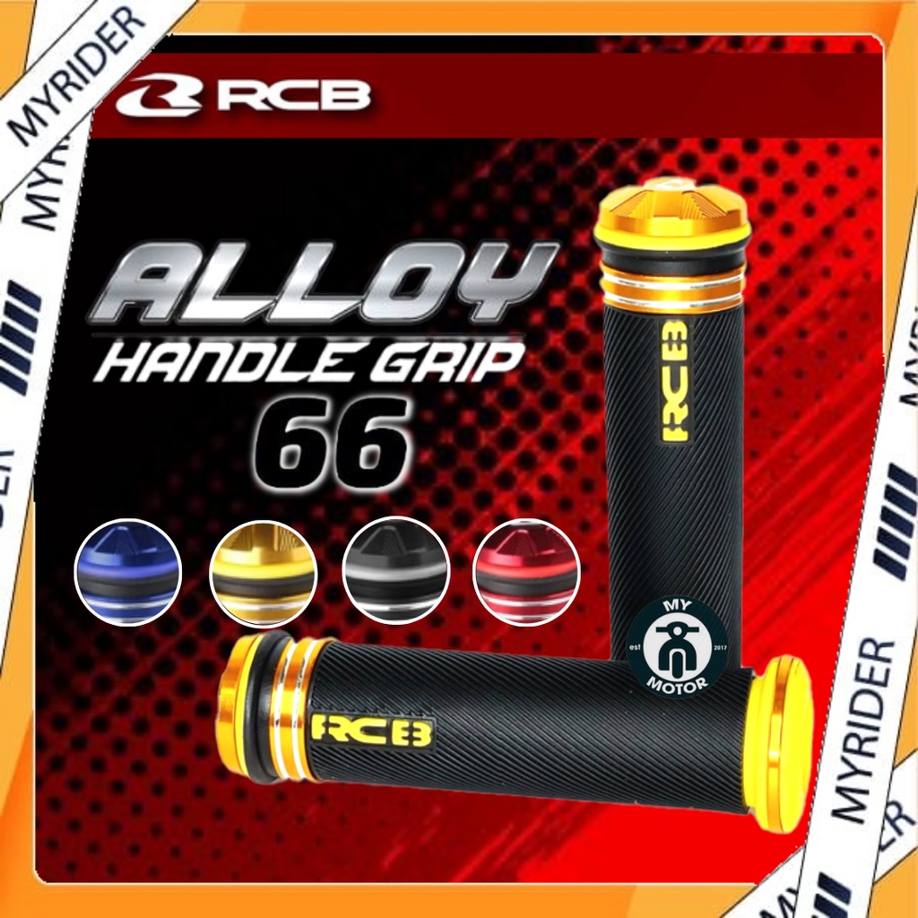 MYRIDER RCB AHG66 Handle Grip RCB Rubber Universal Throttle Alloy ...