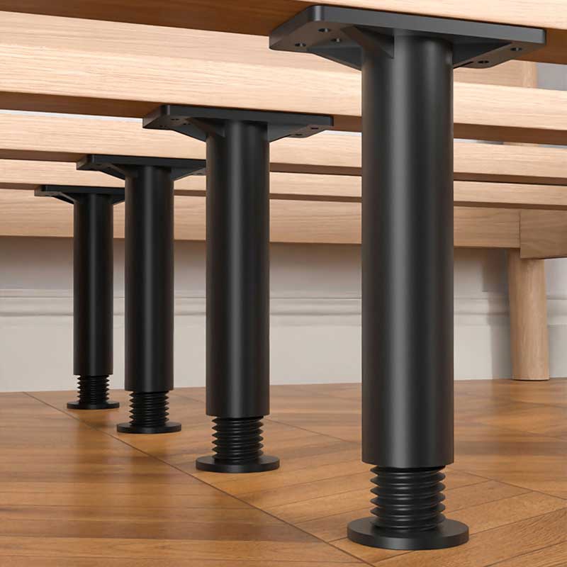 2PCS/set 100Kg Load Bearing Bed Leg 15-35cm Adjustable Beam Support ...
