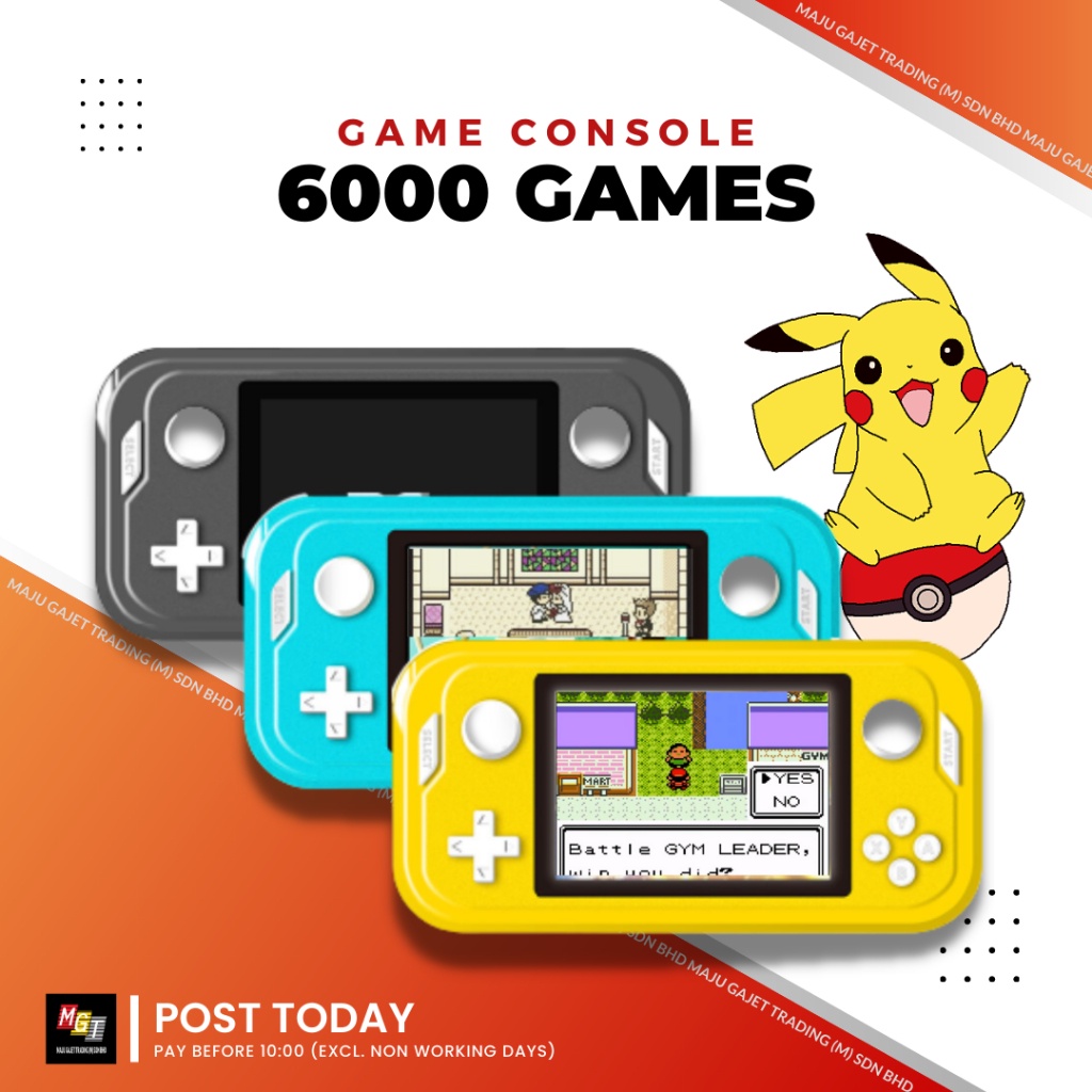 Pokemon Gameboy Advance Retro Game Boy GBA Handheld Console PVP Classic ...