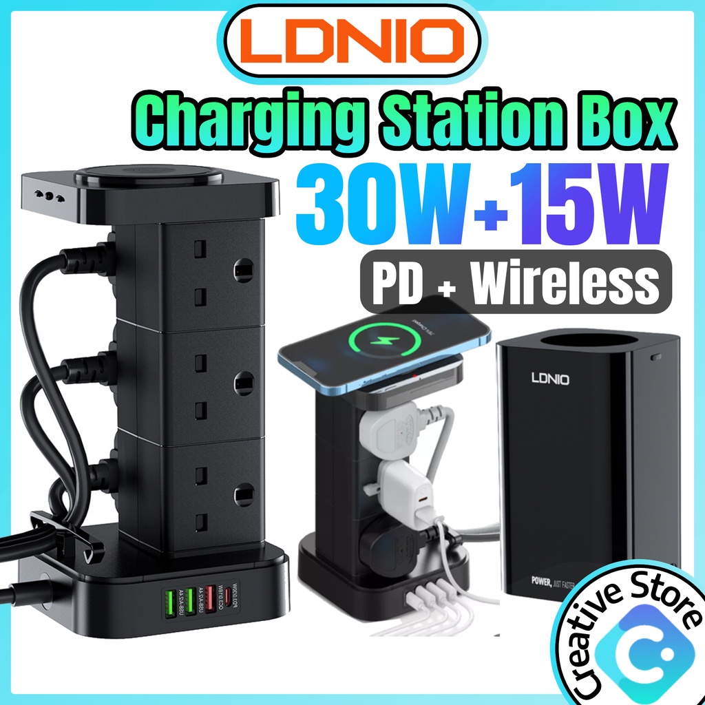 Ldnio Wireless Charger Ldnio Power Socket Extension Plug with Usb Type ...