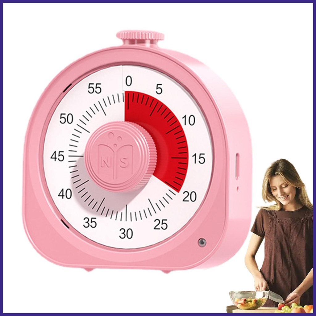 Visual Timer 2 in 1 Kids Clock 60 Minute Countdown Timer Productivity ...