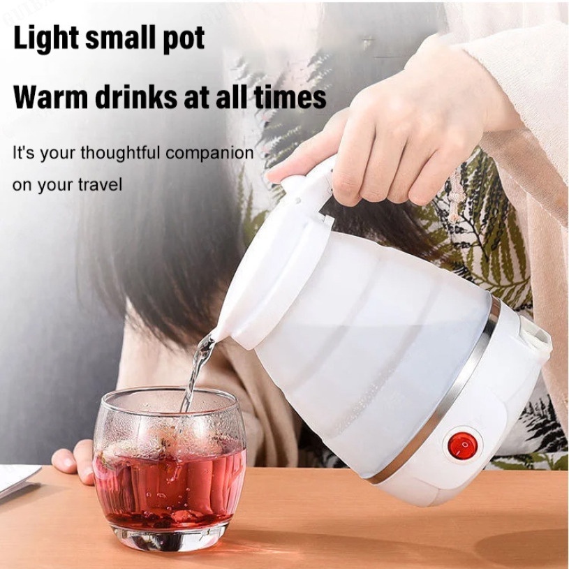 Travelling Folding Kettle Foldable Silicone Electric Kettle Portable ...