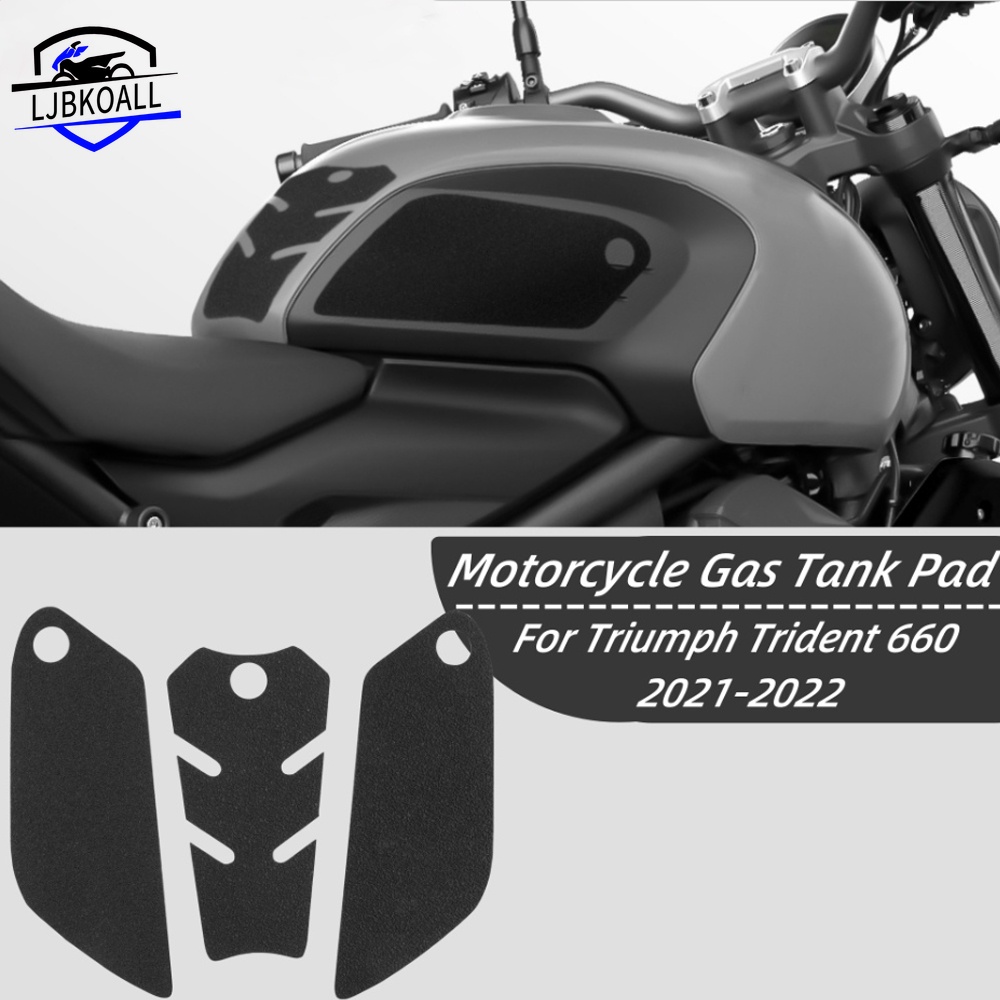 LJBKOALL for Trident 660 Gas Tank Pad Stickers Motorcycle Knee Grip Kit ...