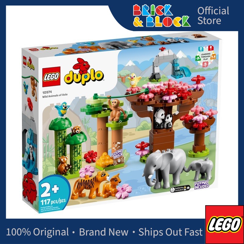 LEGO 10974 Wild Animals of Asia | LEGO DUPLO | Shopee Malaysia