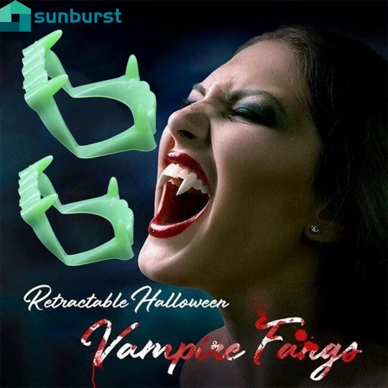 Halloween Vampire Plastic False Teeth for Kids / Werewolf Zombie Fangs ...